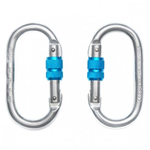 Mosquetón Acero Oval Rosca 23kN Steel Adur - Fixe - Global Prime ...